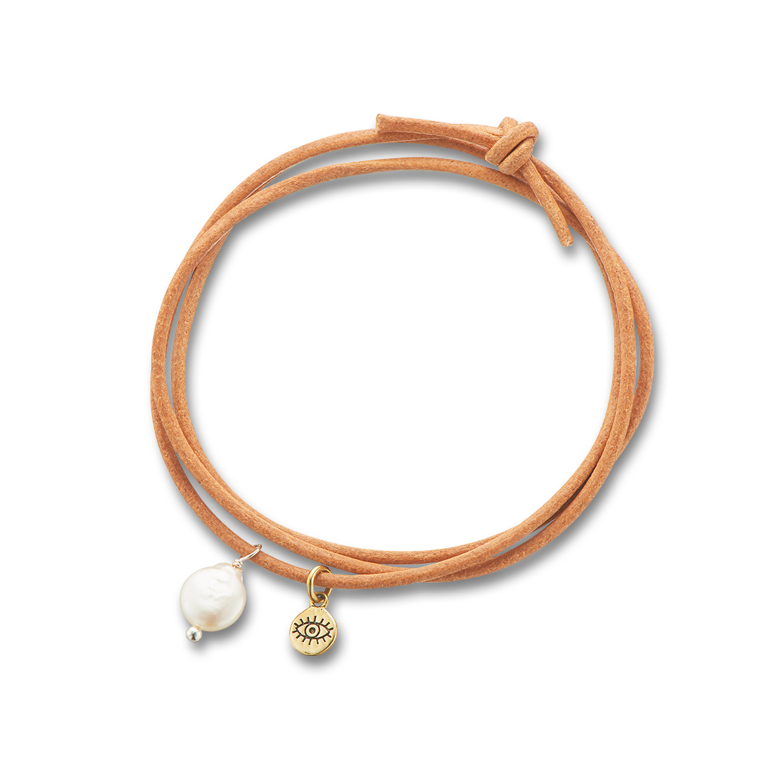 Pearl 'prosperity' protection gem wrap